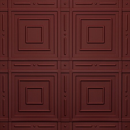 Ceilume Nantucket 2ft x 2ft Merlot Ceiling Tile V3-NAN-22MEO | Zoro